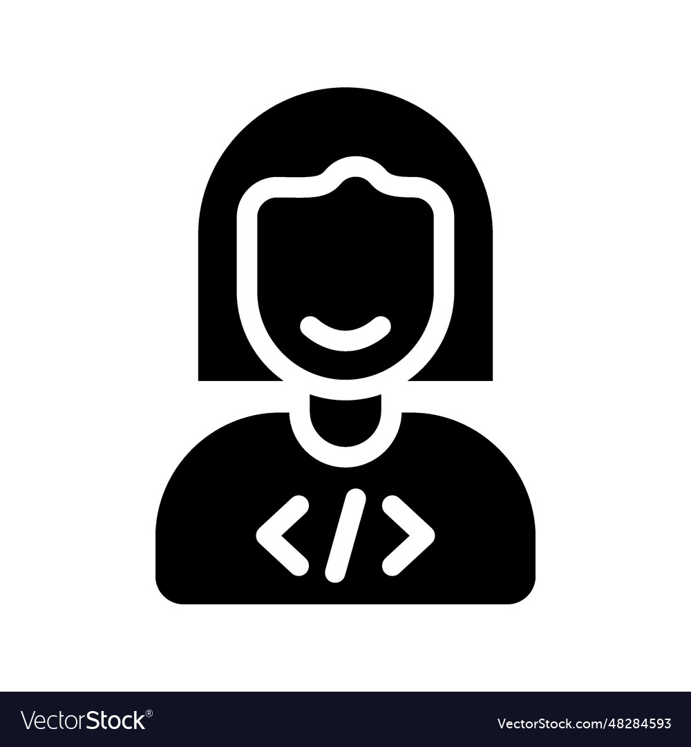 Developer icon Royalty Free Vector Image - VectorStock