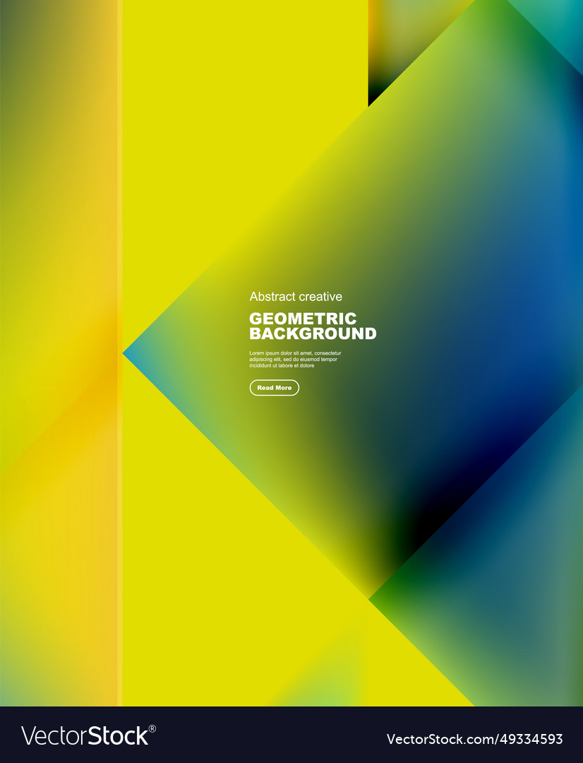 Gradient triangles abstract background Royalty Free Vector