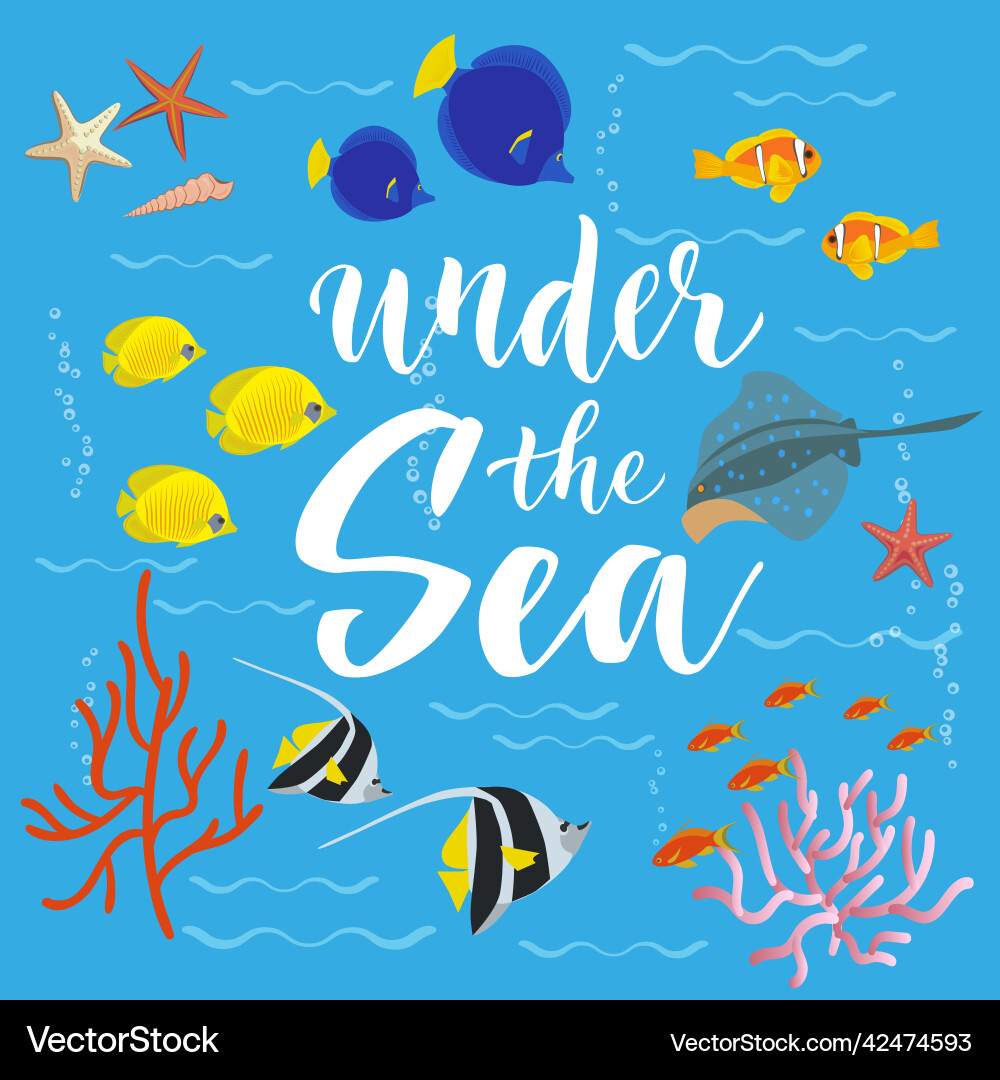 Under The Sea Posters Under The Sea Art Lesson 1