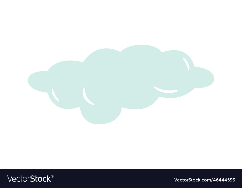 Sky cloud Royalty Free Vector Image - VectorStock