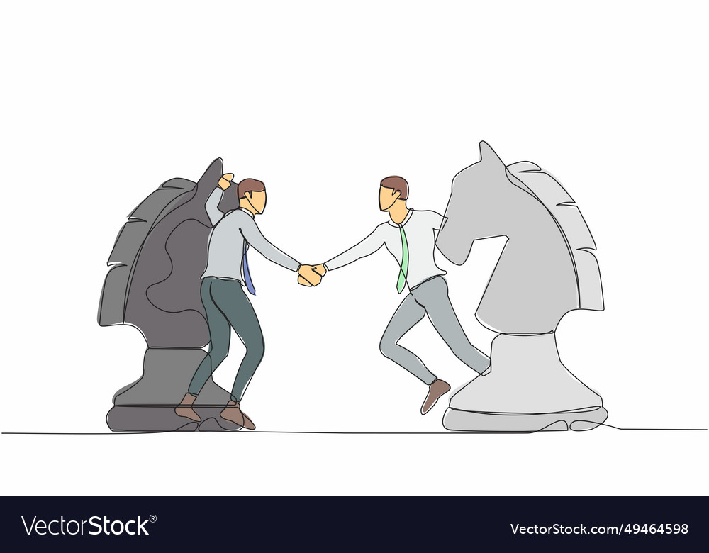 Continuous one line drawing businessman Royalty Free Vector Continuous one line drawing businessman Royalty Free Vector