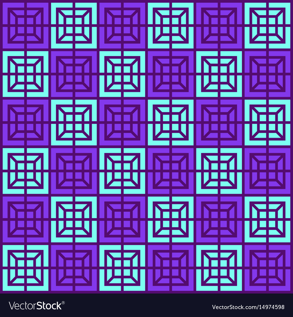 Geometric pattern seamless square simple Vector Image