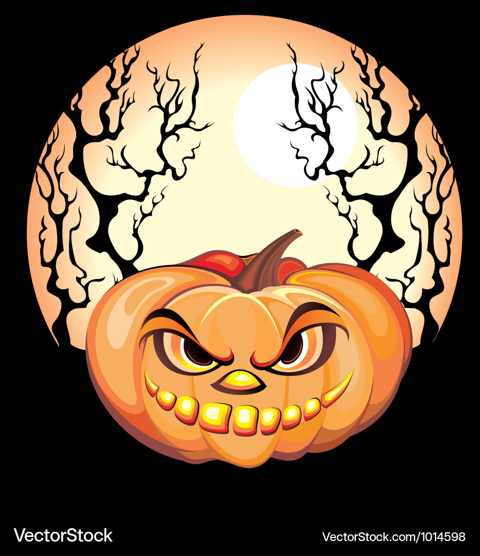 Halloween background Royalty Free Vector Image