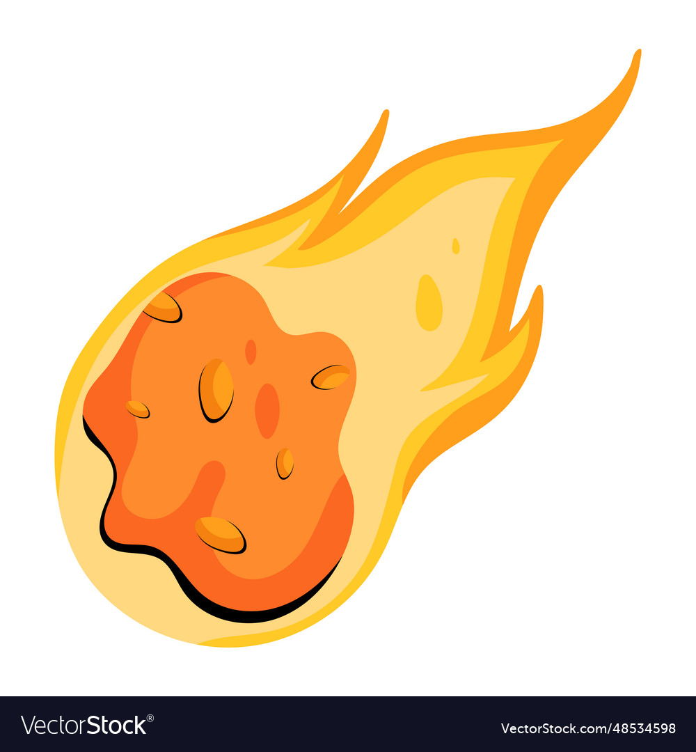 Meteor Royalty Free Vector Image - VectorStock