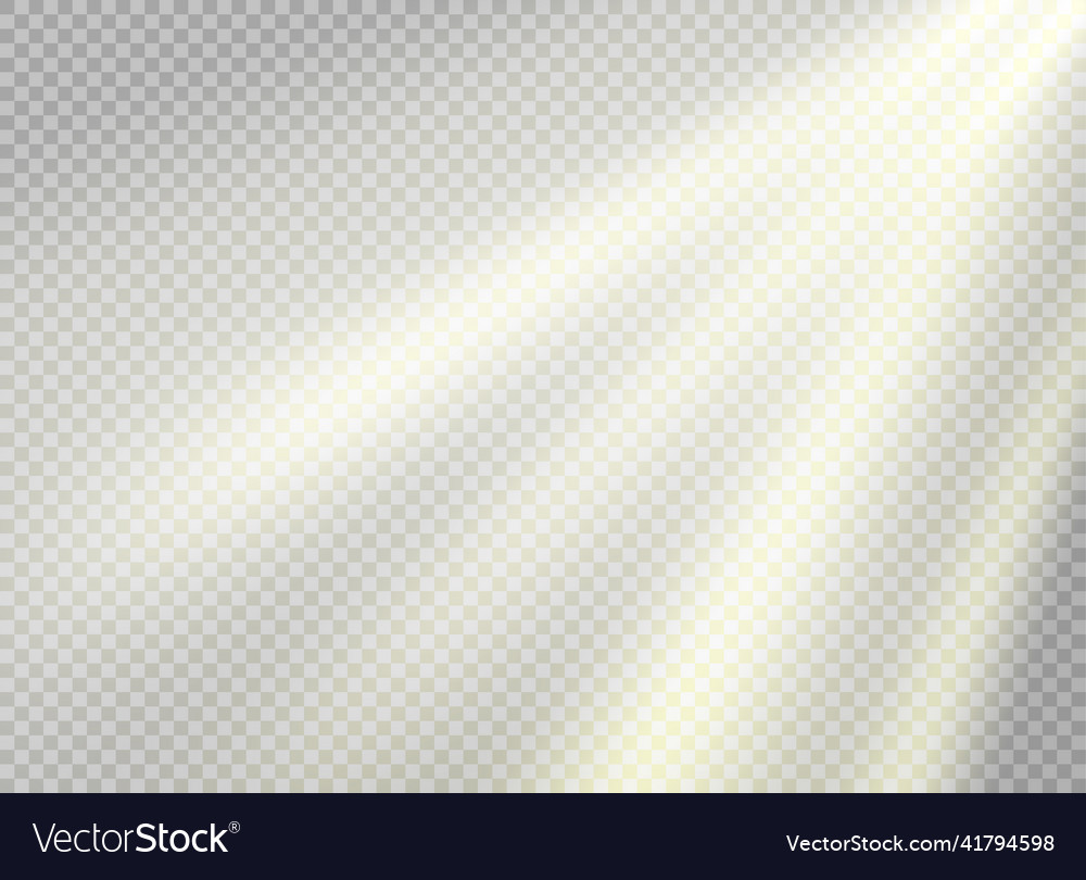 Sun rays effect template with transparent Vector Image