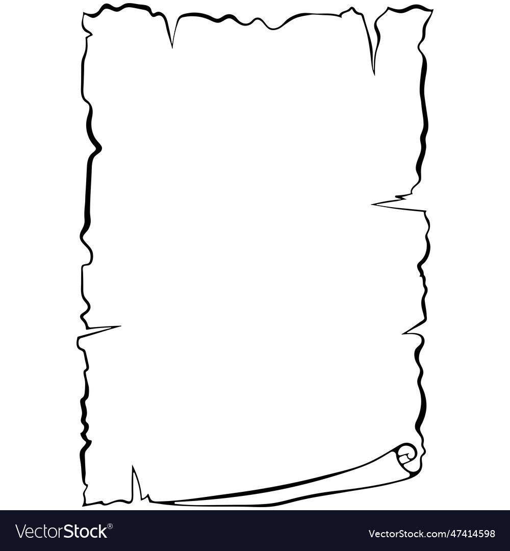 Vertical Blank Scroll Vintage Blank Paper Scroll Icon Set Royalty Free