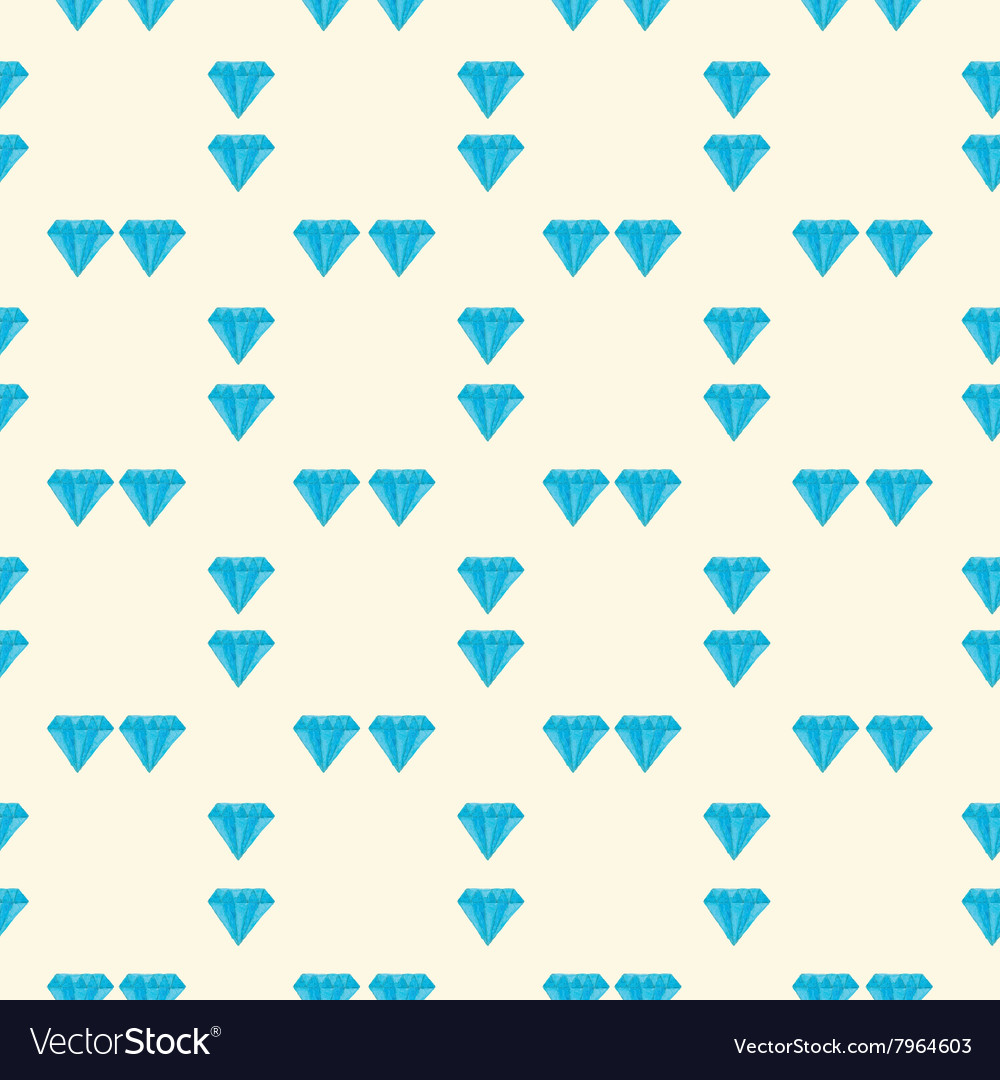 Diamond seamless pattern Royalty Free Vector Image