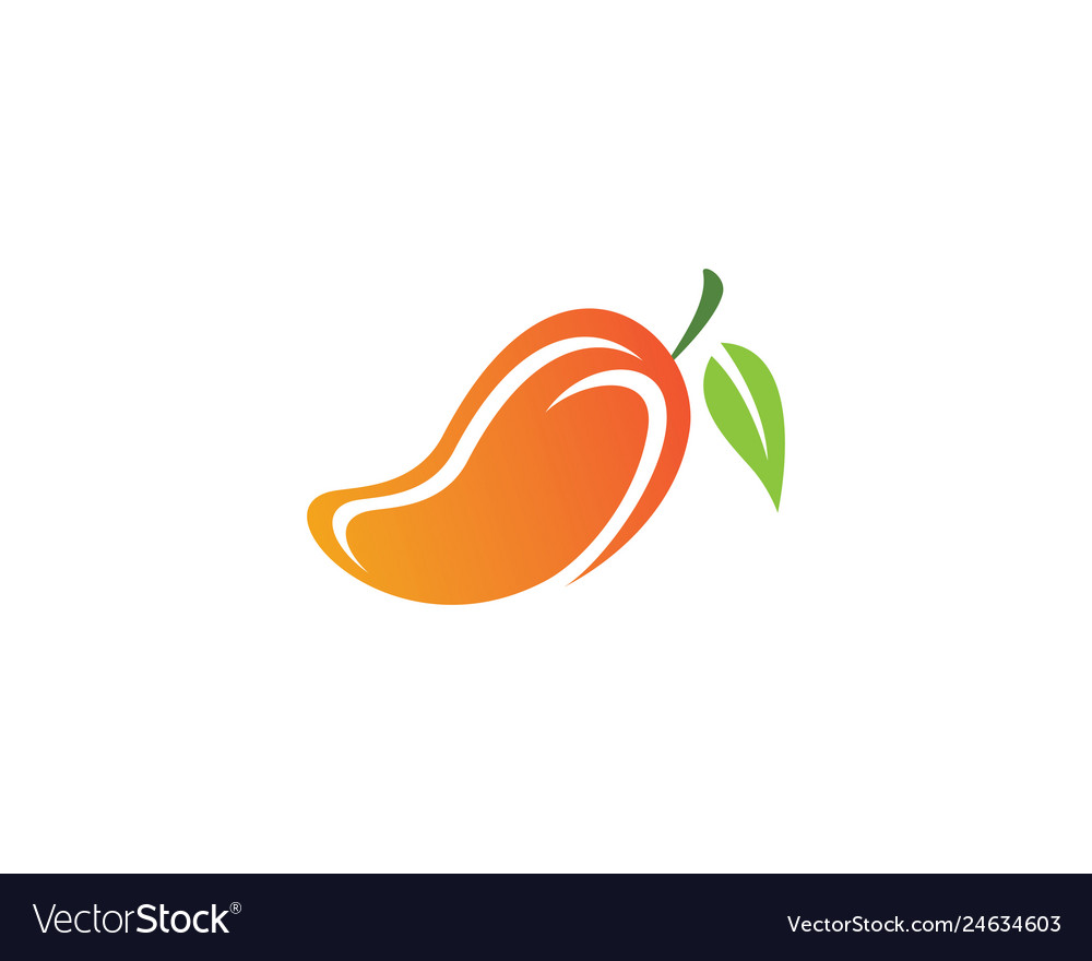 Mango symbol Royalty Free Vector Image - VectorStock