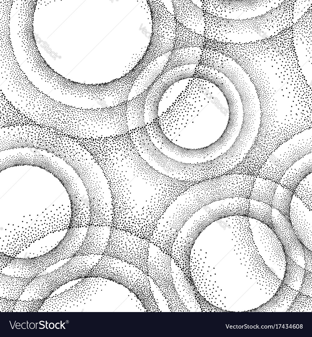Abstract circle tiled dot pattern spotted texture Vector Image
