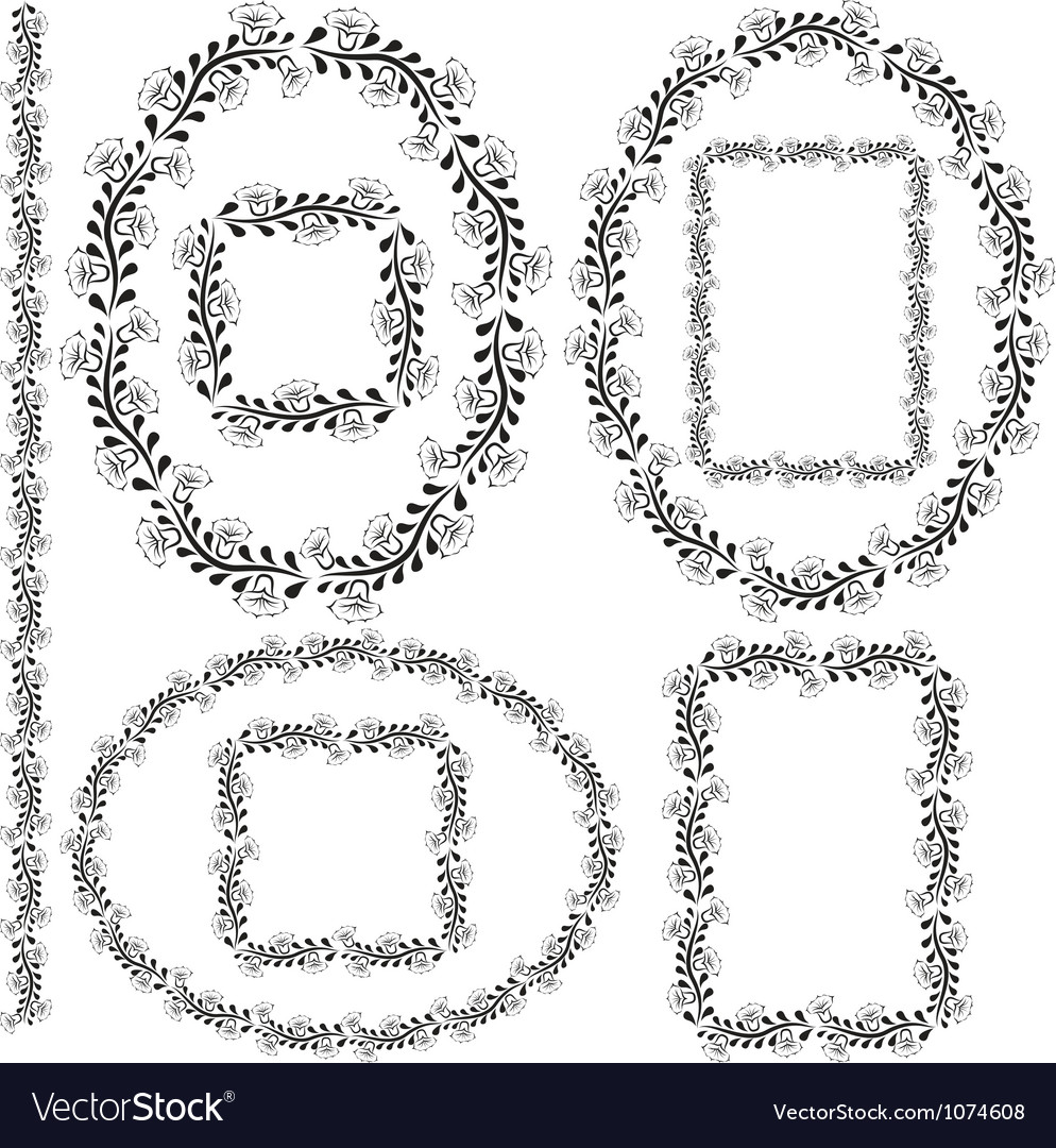 Borders and frames Royalty Free Vector Image - VectorStock