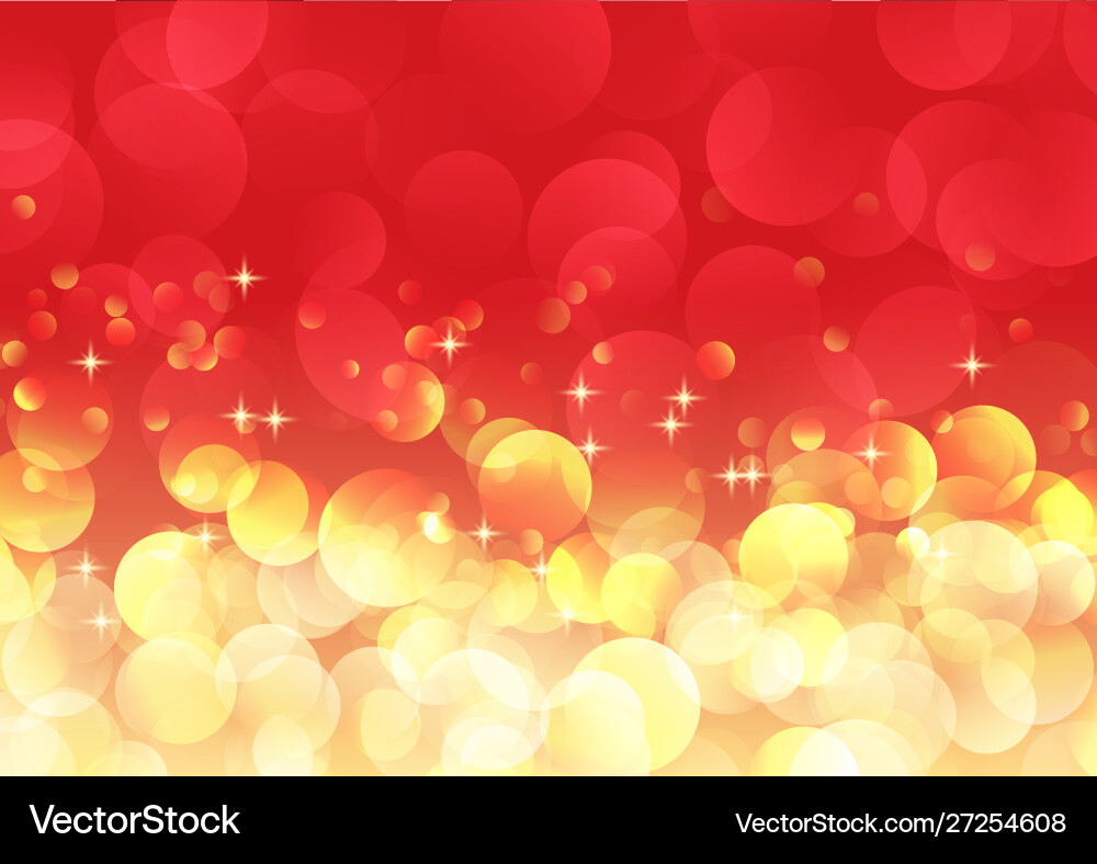 Christmas bokeh lights background Royalty Free Vector Image