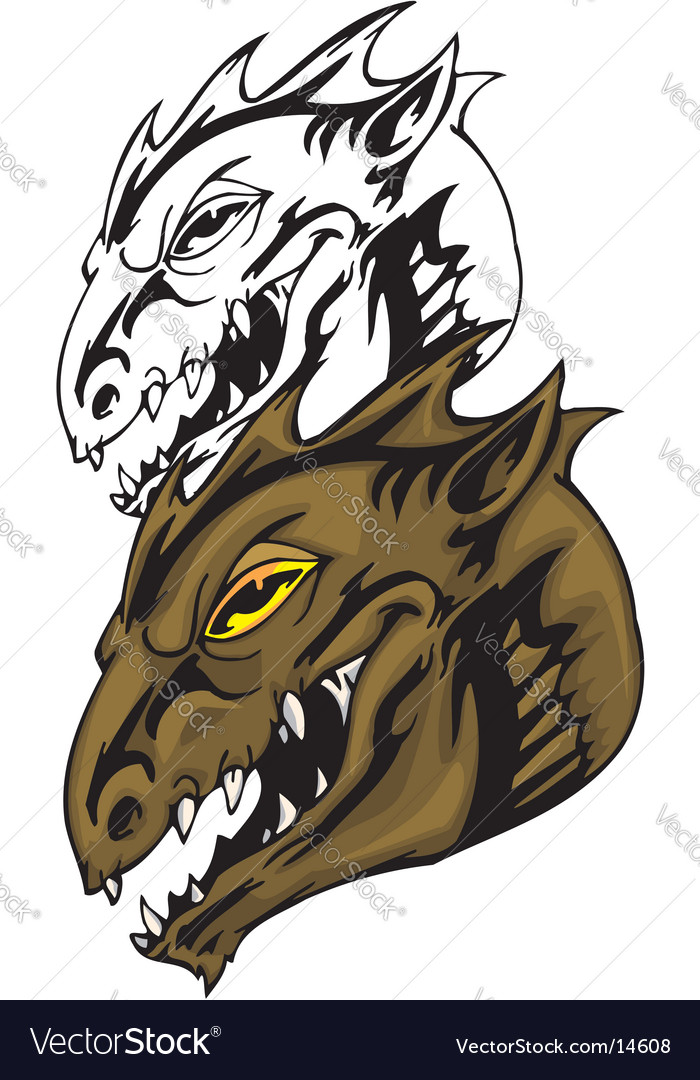 Dragon design Royalty Free Vector Image - VectorStock