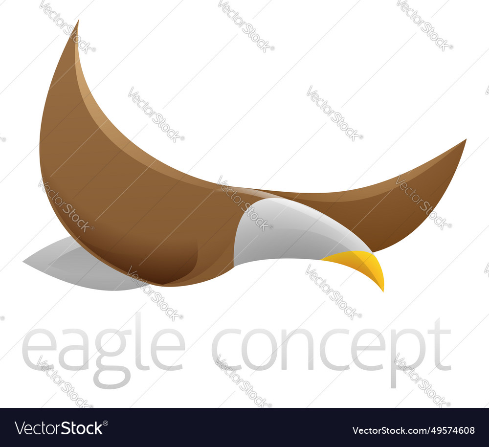 Flying eagle design Royalty Free Vector Image - VectorStock