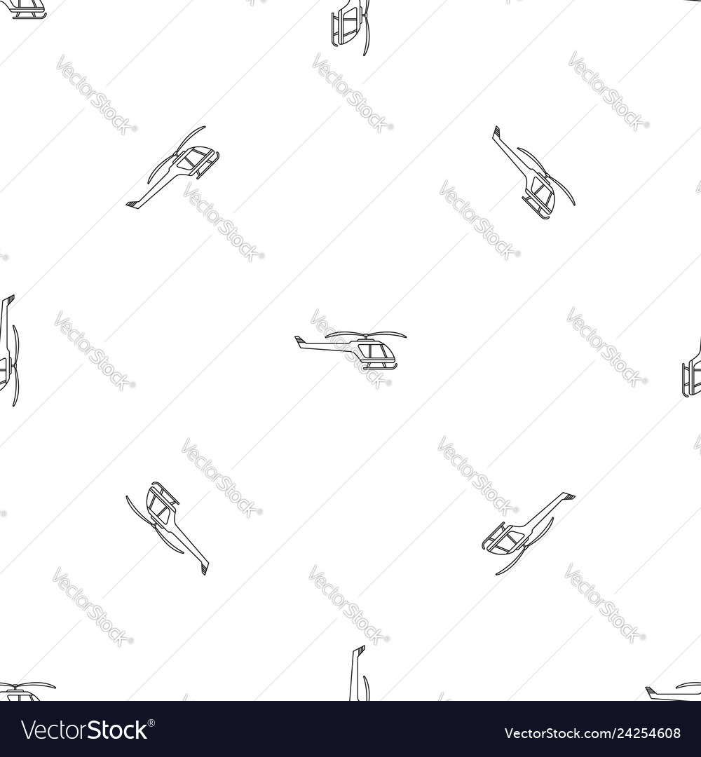 Small helicopter pattern seamless Royalty Free Vector Image