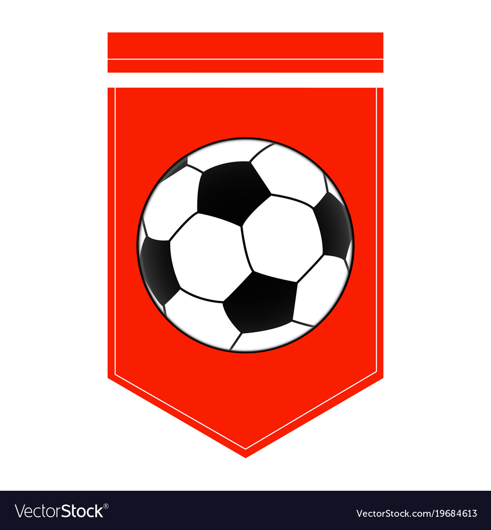 Abstract soccer object Royalty Free Vector Image