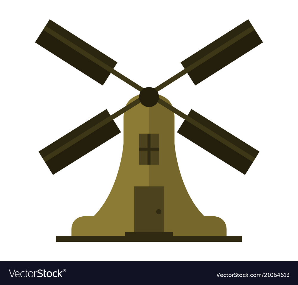 Mill icon Royalty Free Vector Image - VectorStock