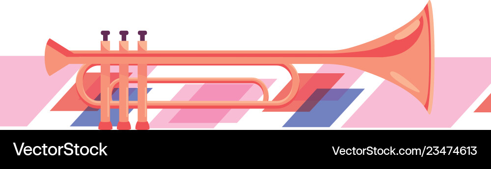 Music instrument cartoon Royalty Free Vector Image