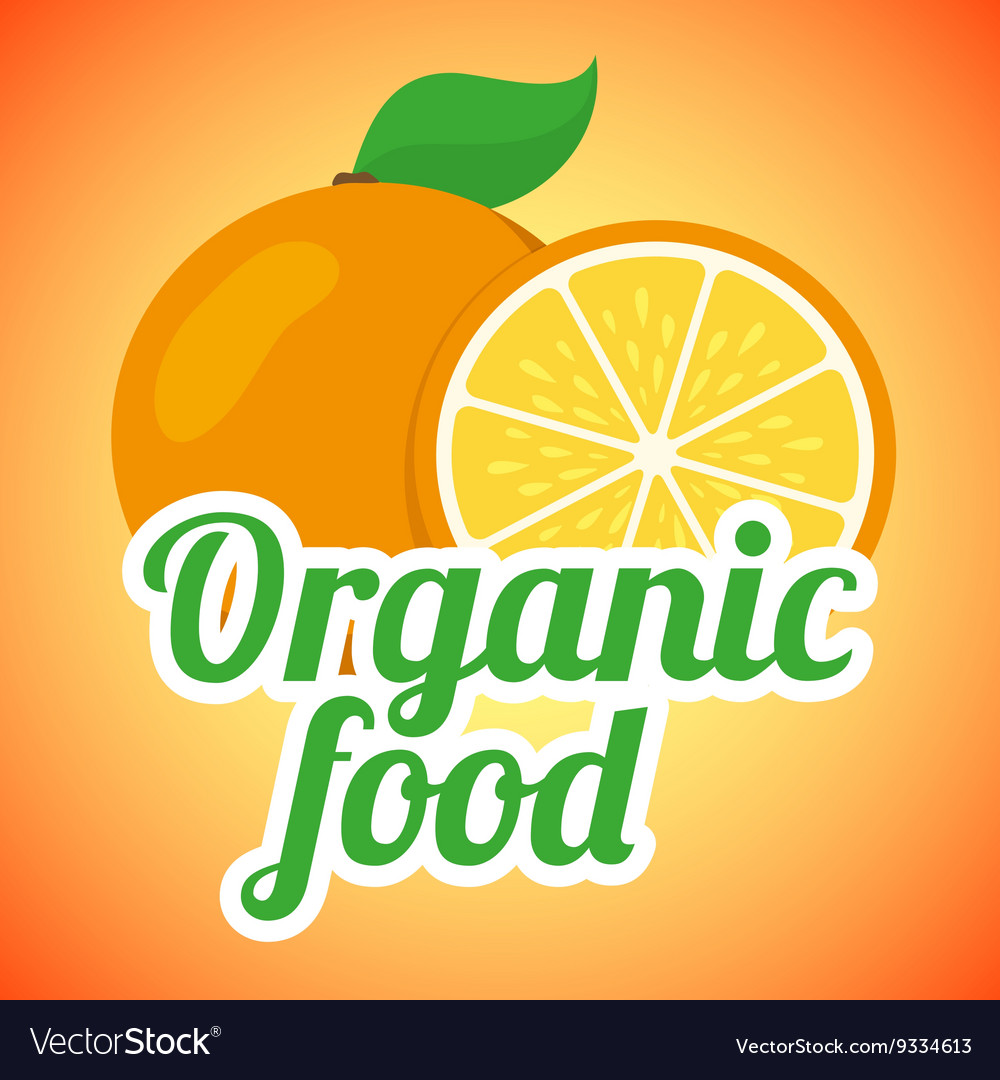 Orange simple background Royalty Free Vector Image
