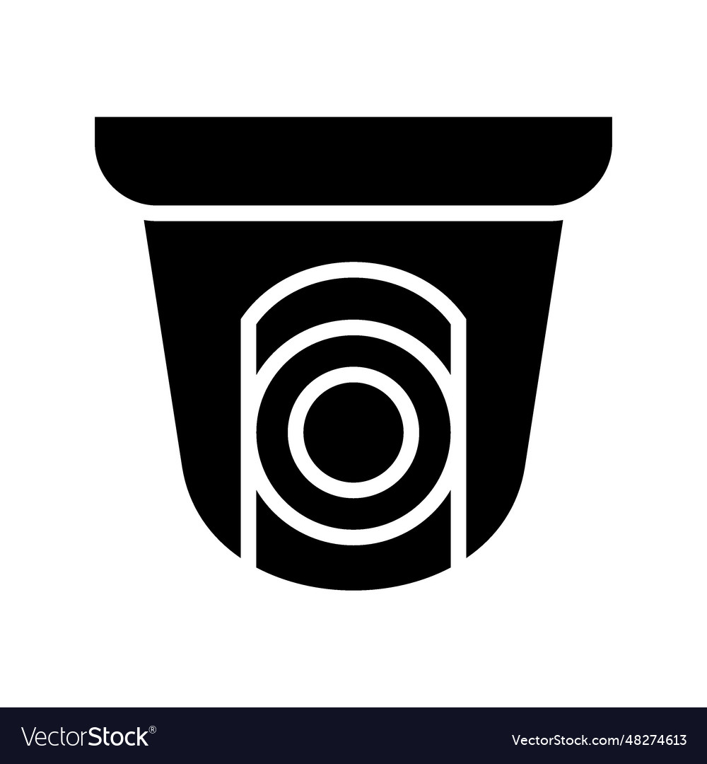 Security camera icon Royalty Free Vector Image