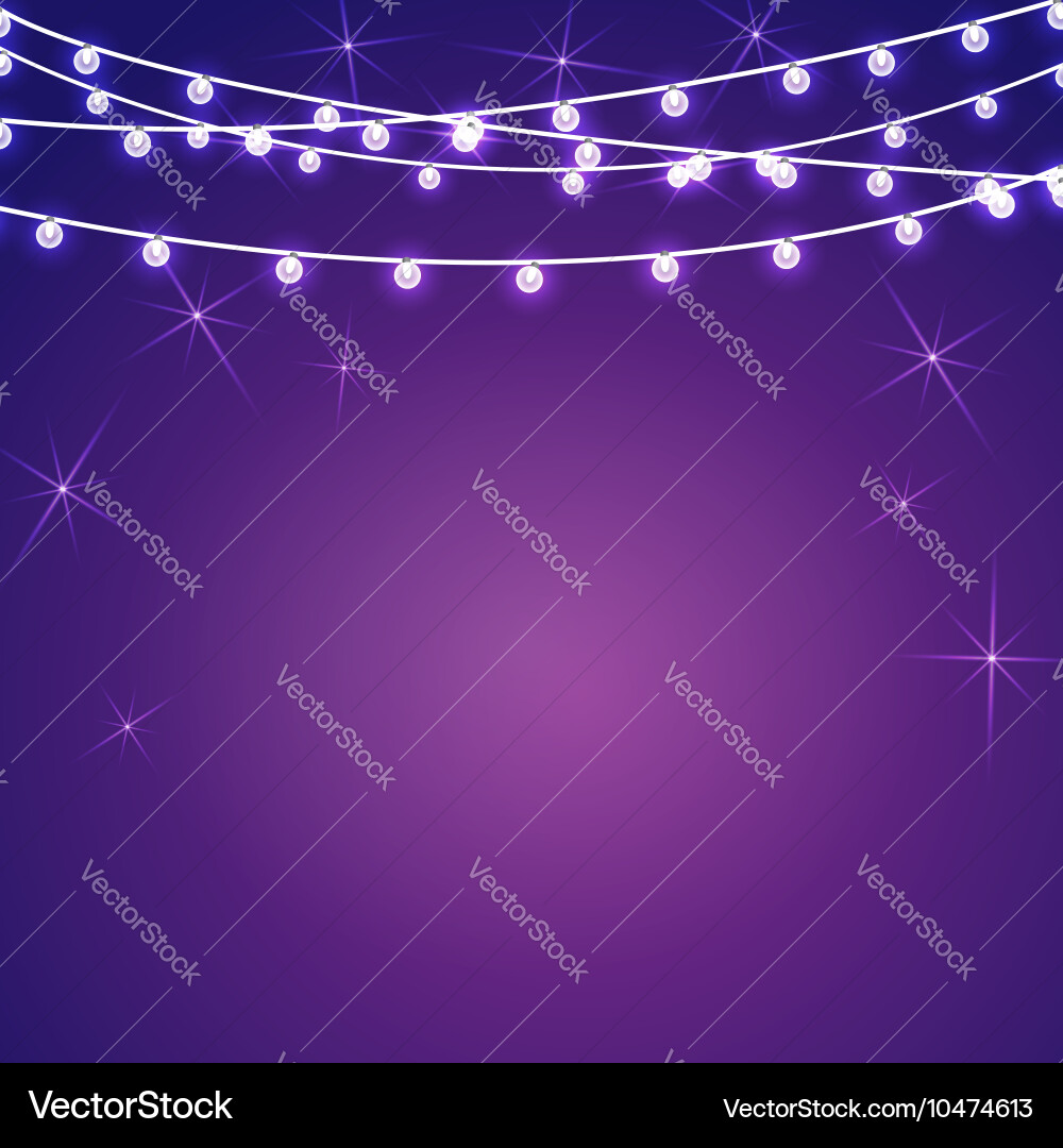 Set Electric purple lighting Royalty Free Vector Image