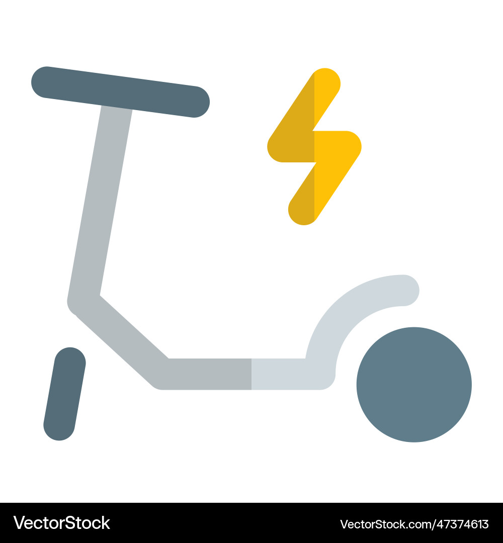 Sport stunts are performed on kick scooters Vector Image