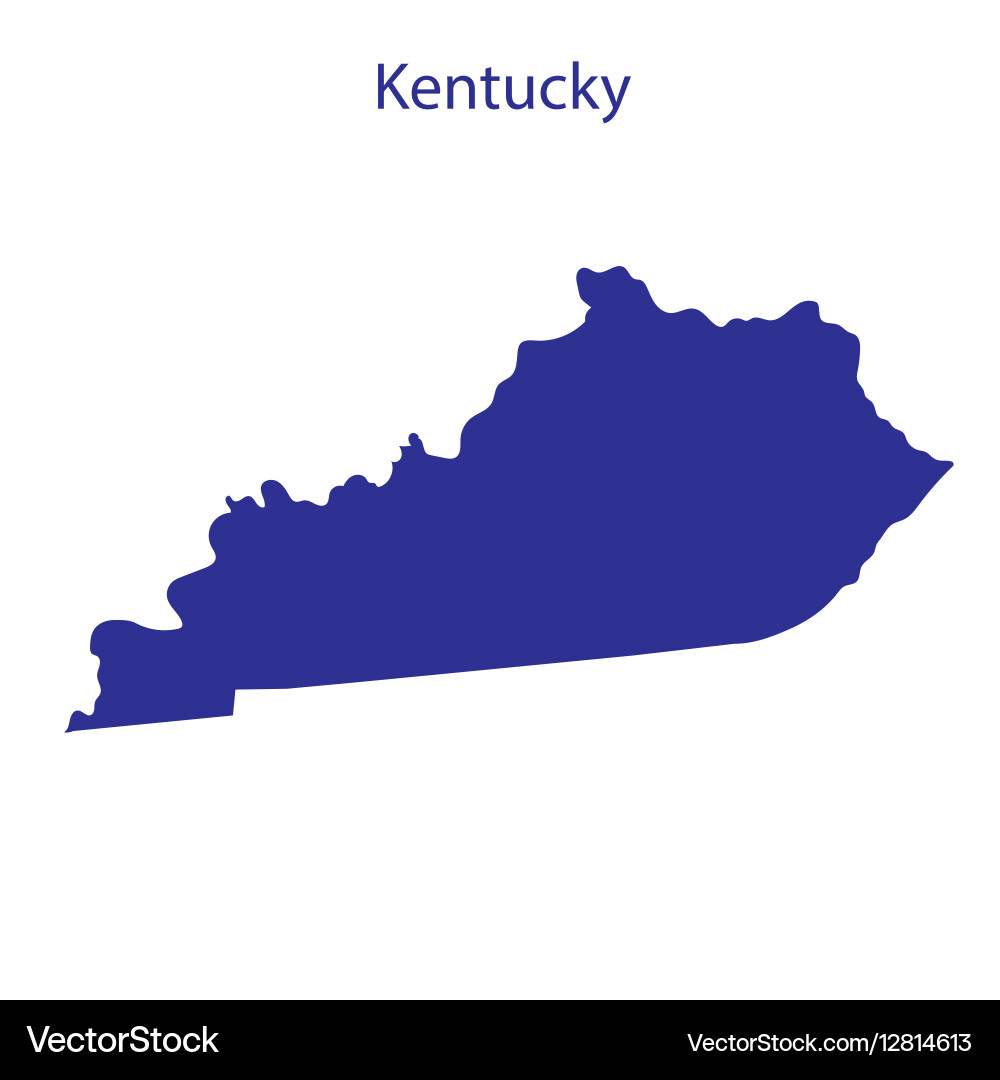 United States Kentucky Royalty Free Vector Image