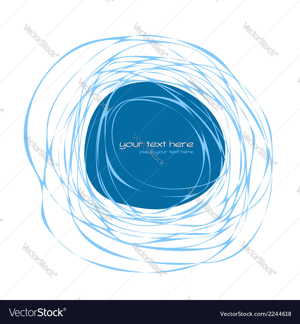 Abstract blue frame Royalty Free Vector Image - VectorStock Abstract blue frame Royalty Free Vector Image - VectorStock