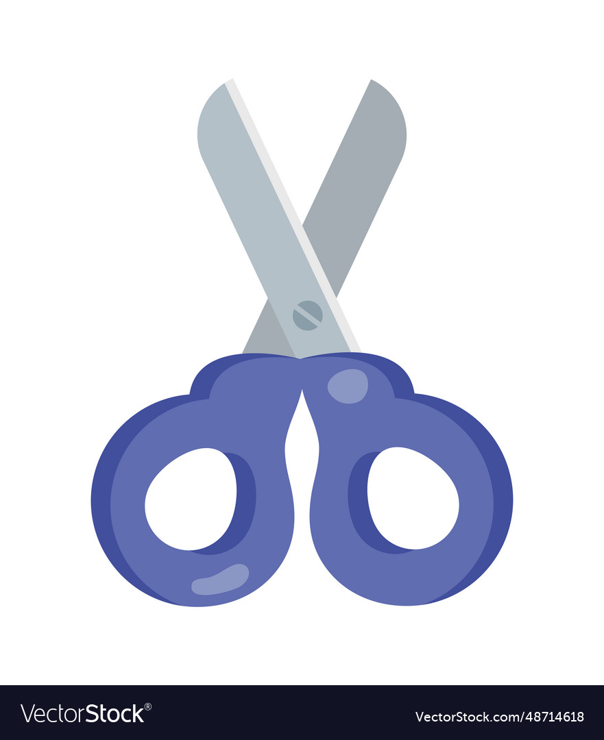 Back to school supply scissors Royalty Free Vector Image