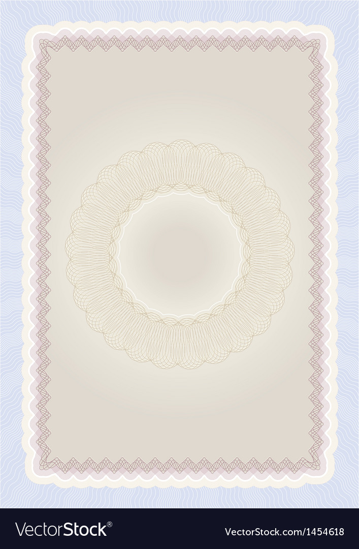 Certificate background Royalty Free Vector Image