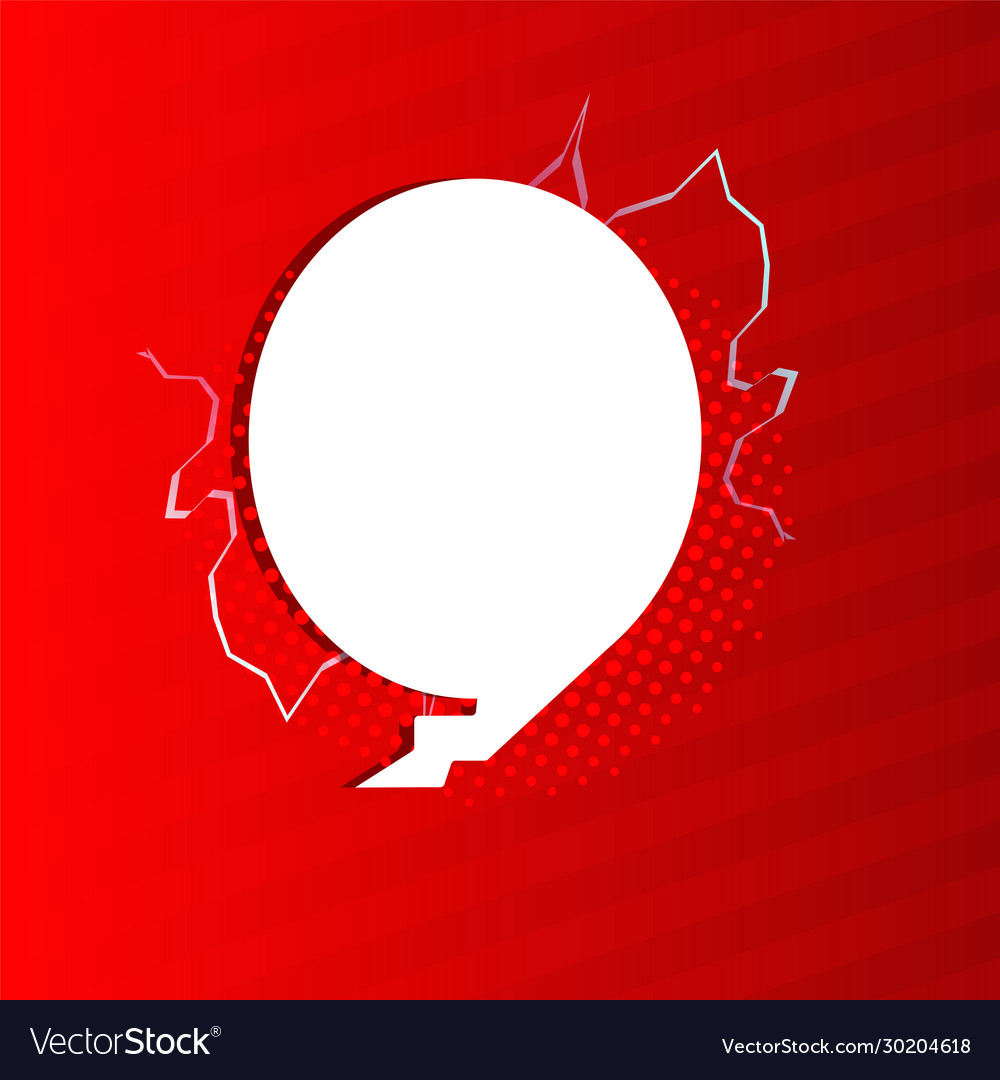 Comic bubble chat Royalty Free Vector Image - VectorStock