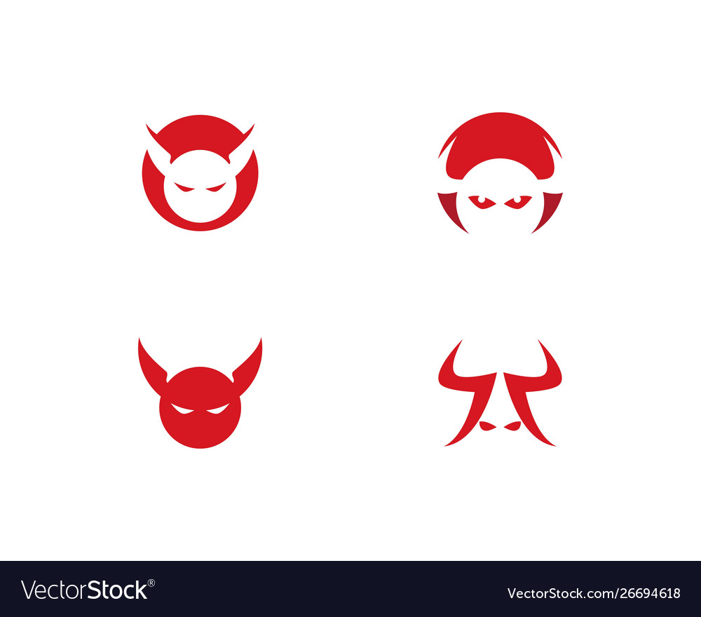 Devil logo Royalty Free Vector Image - VectorStock