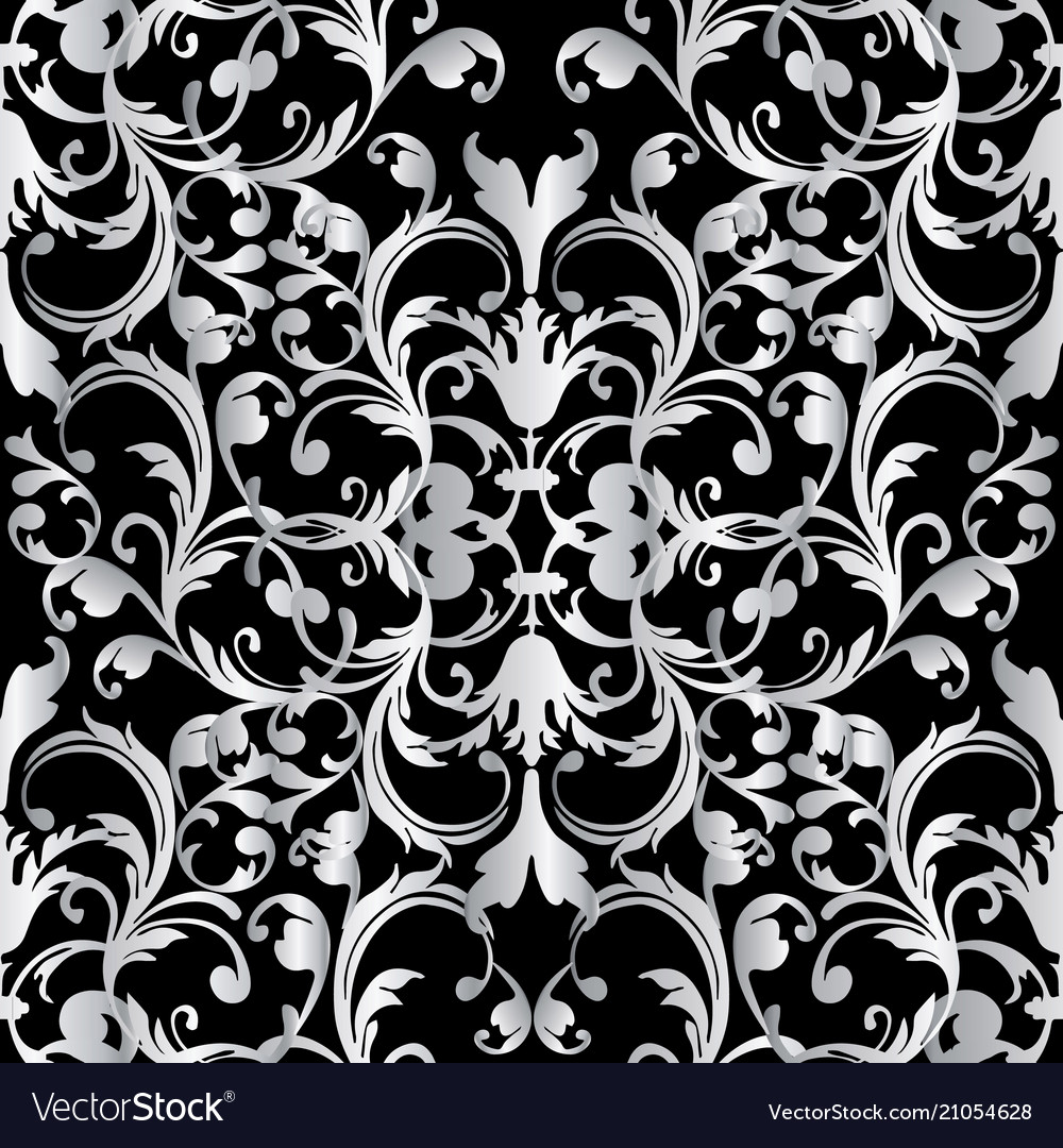 Baroque seamless pattern Royalty Free Vector Image