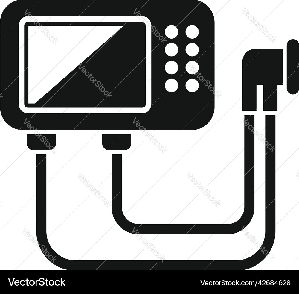 Oxygen equipment icon simple medical Royalty Free Vector