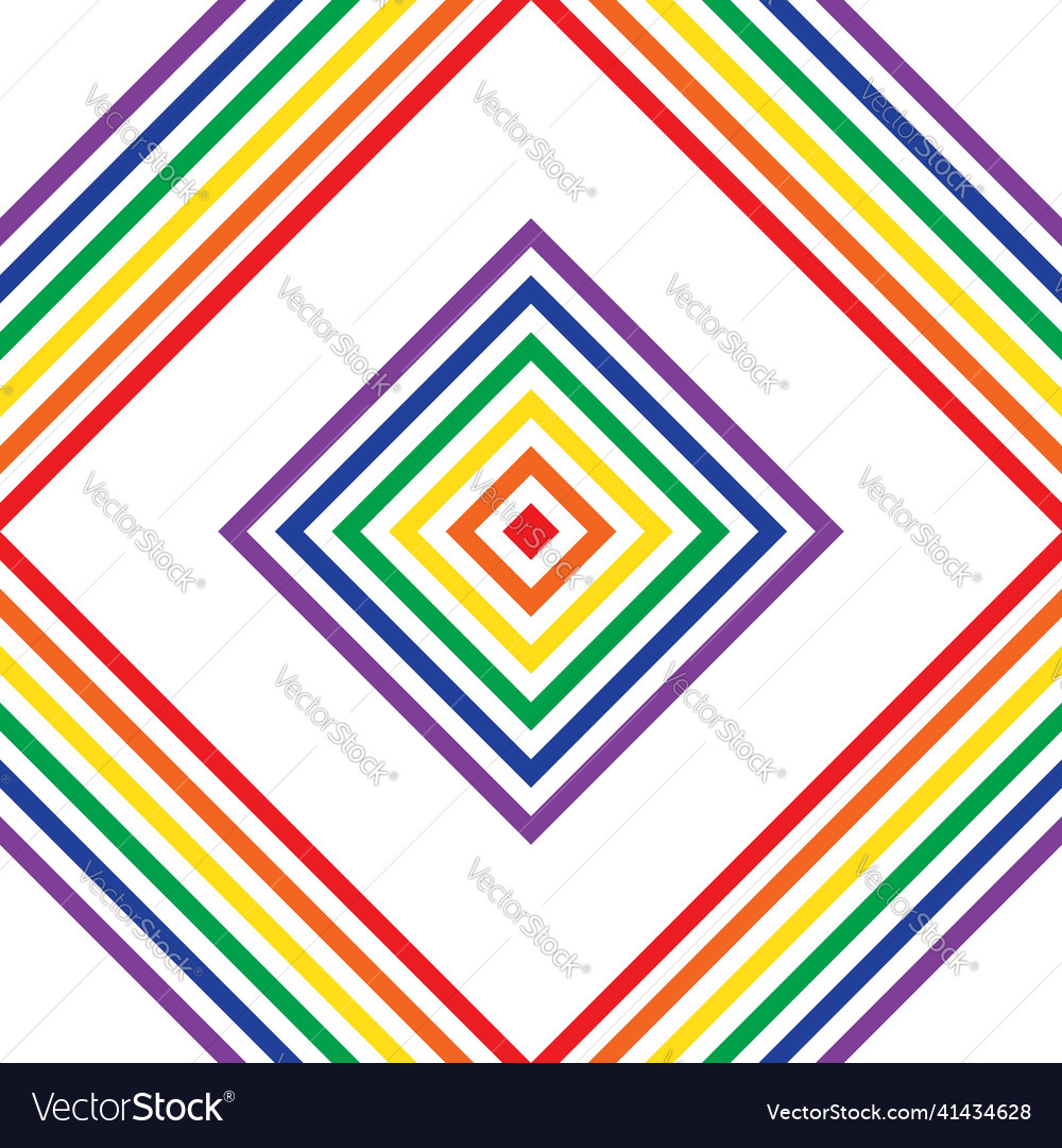 Rainbow argyle diagonal stripes seamless pattern Vector Image Rainbow argyle diagonal stripes seamless pattern Vector Image