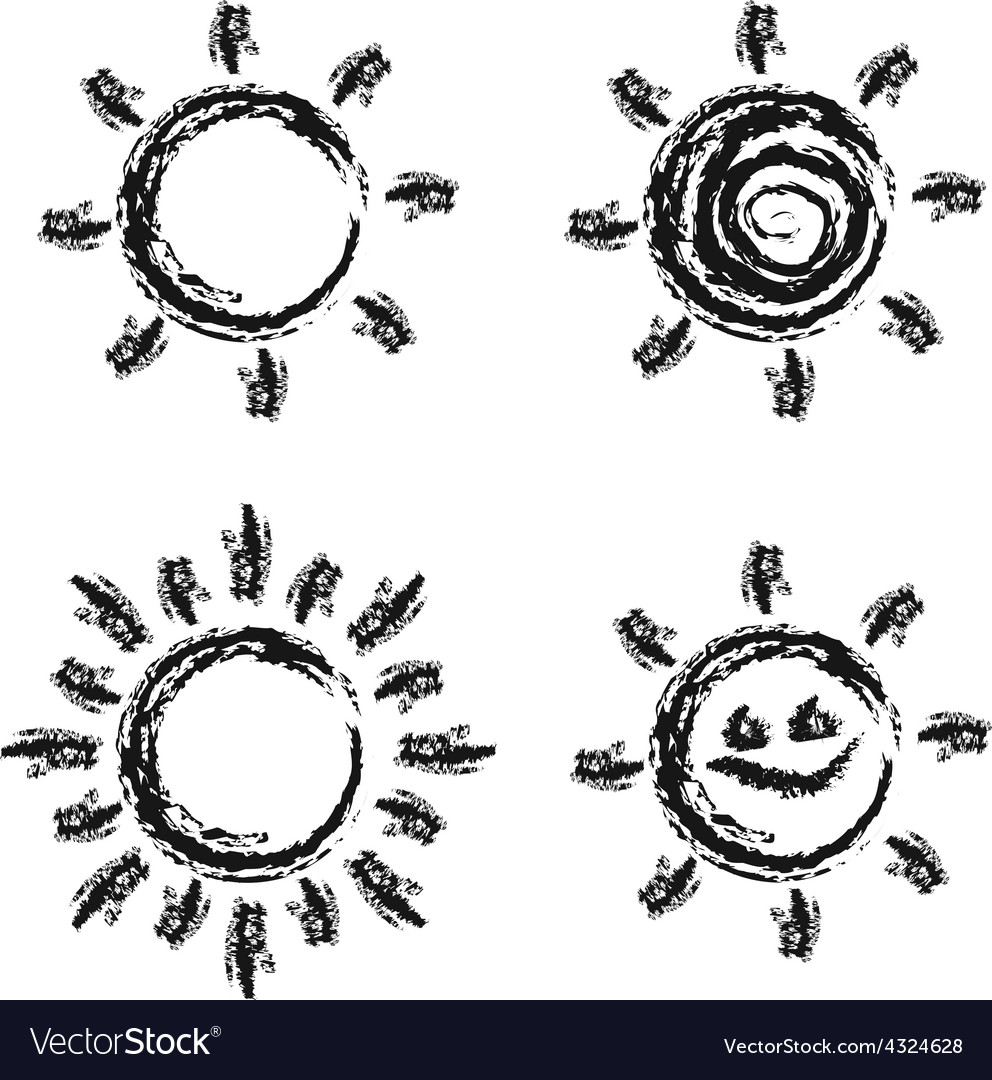 Sun Royalty Free Vector Image - VectorStock