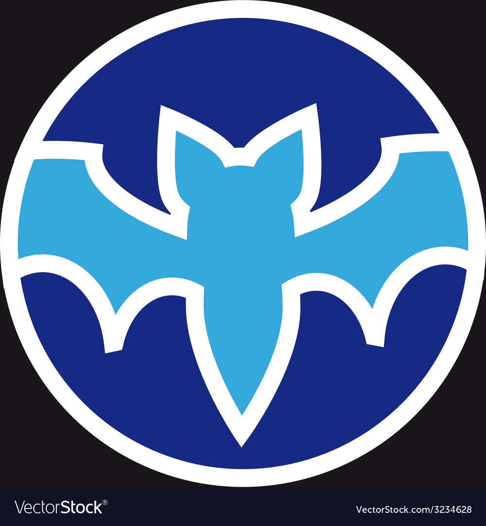 Two bat Royalty Free Vector Image - VectorStock