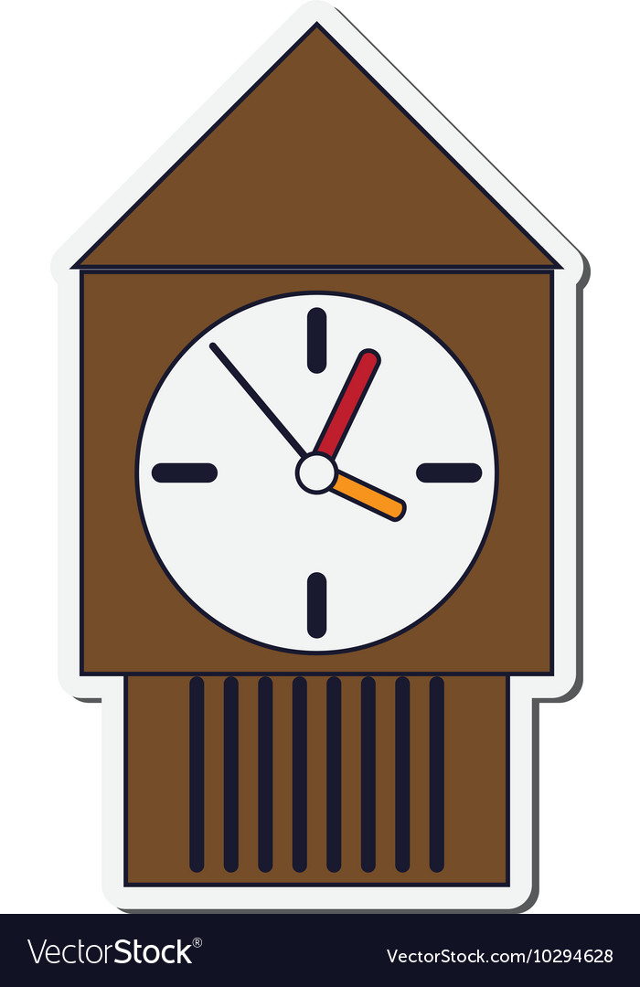 Wall clock icon Royalty Free Vector Image - VectorStock