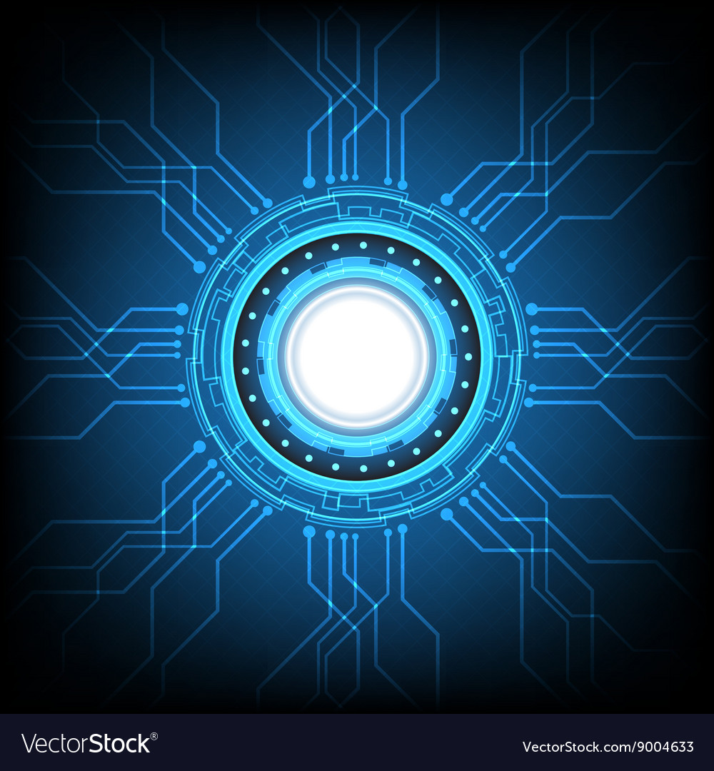 Abstract circle technology background Royalty Free Vector