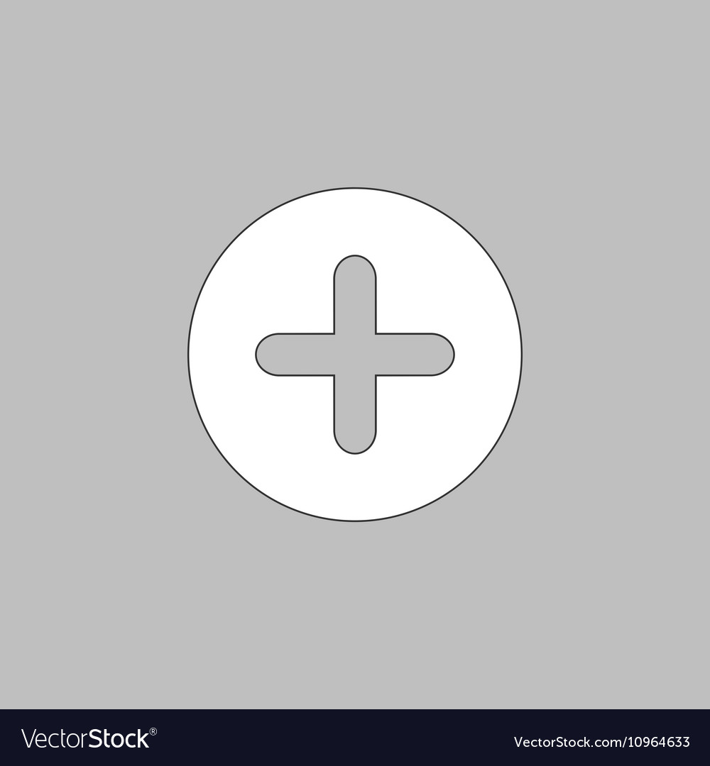 Plus icon Royalty Free Vector Image - VectorStock