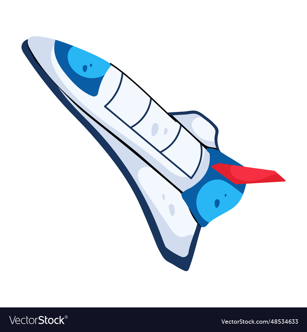 Space shuttle Royalty Free Vector Image - VectorStock