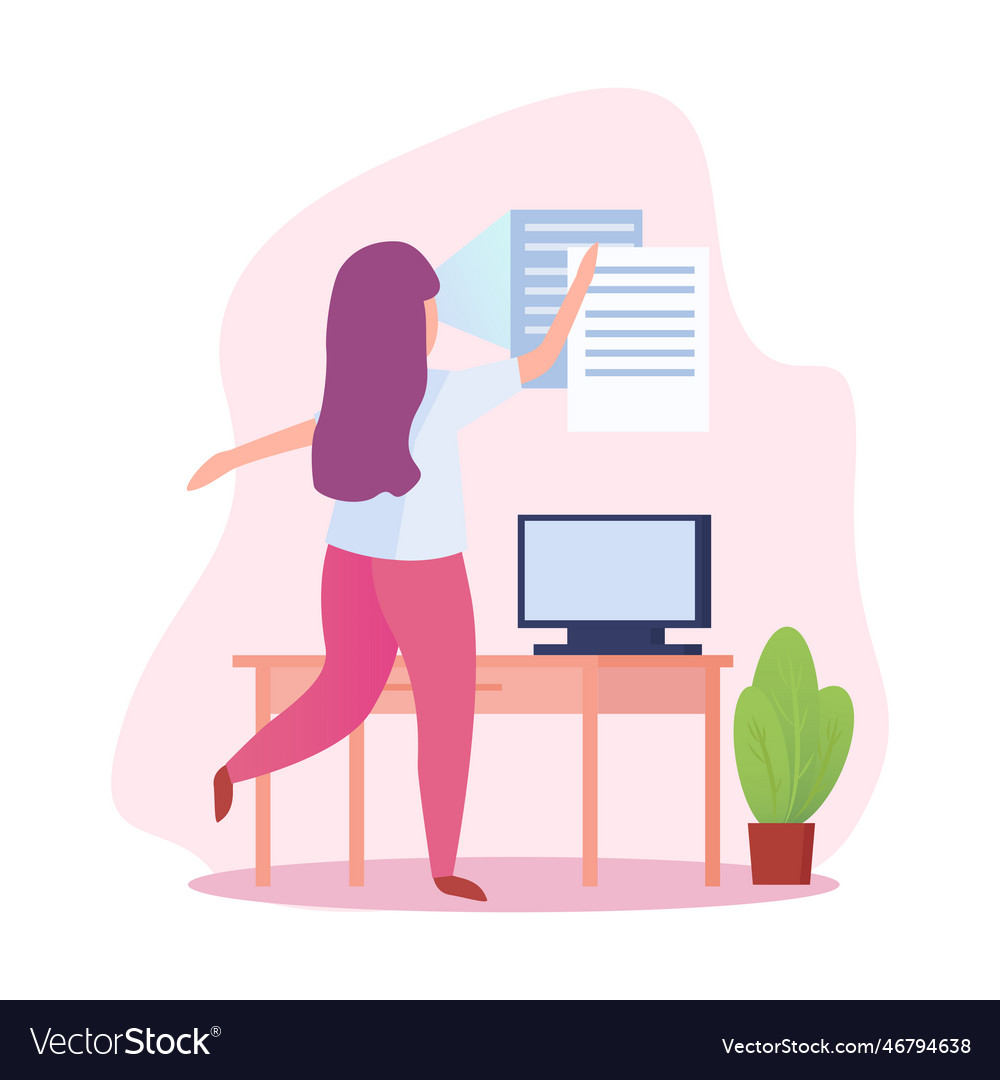 Virtual reality flat Royalty Free Vector Image Virtual reality flat Royalty Free Vector Image