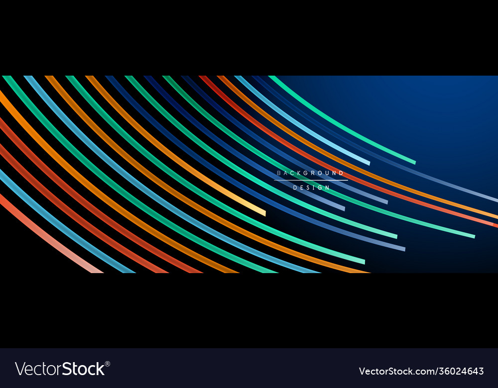 Abstract colorful lines background Royalty Free Vector Image