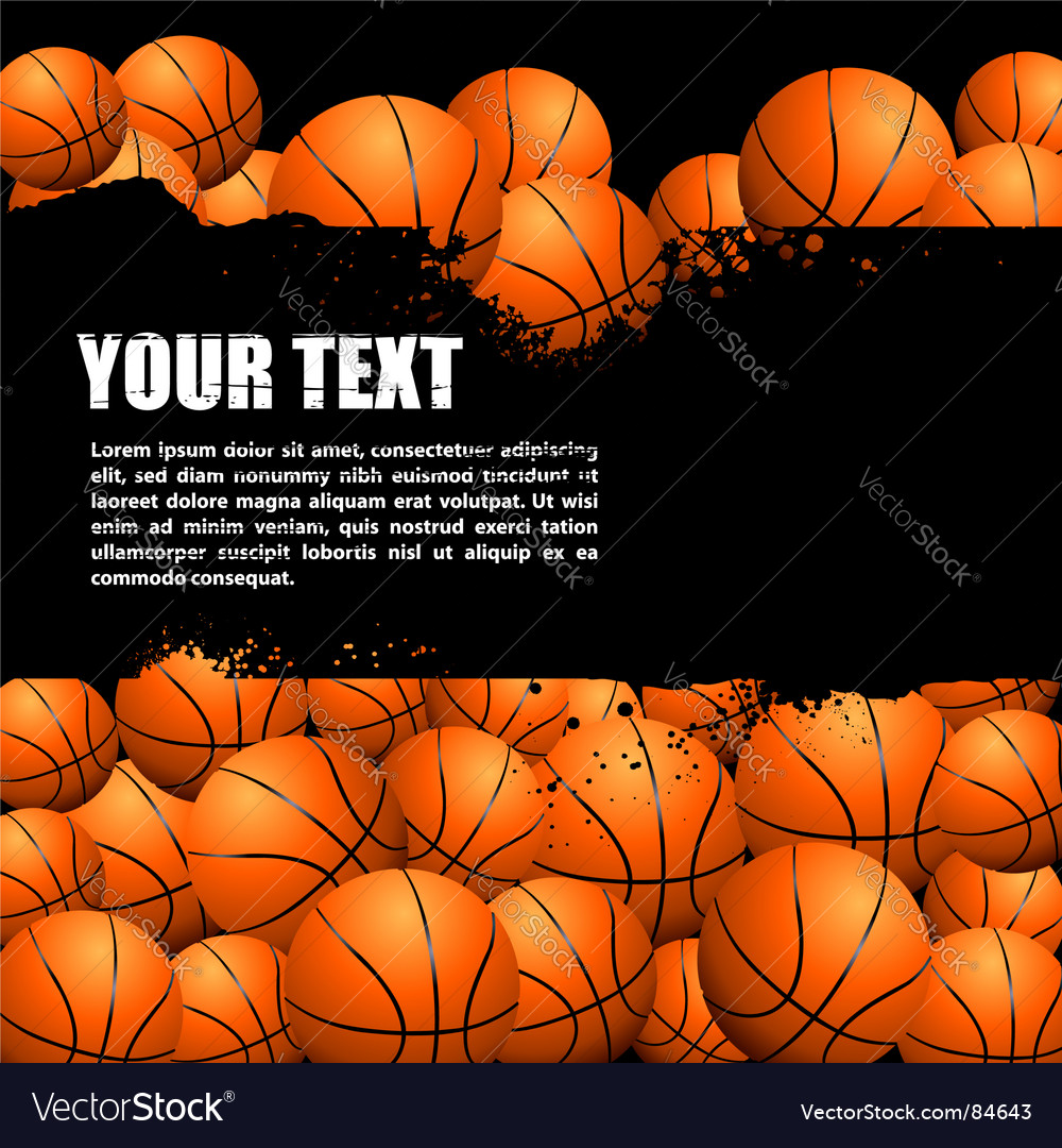 Balls background Royalty Free Vector Image - VectorStock