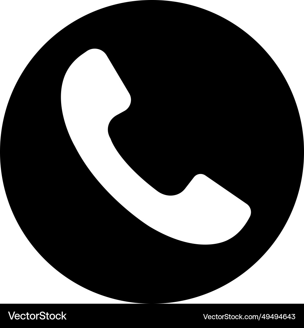 Call attend icon phone accept symbol yes Vector Image