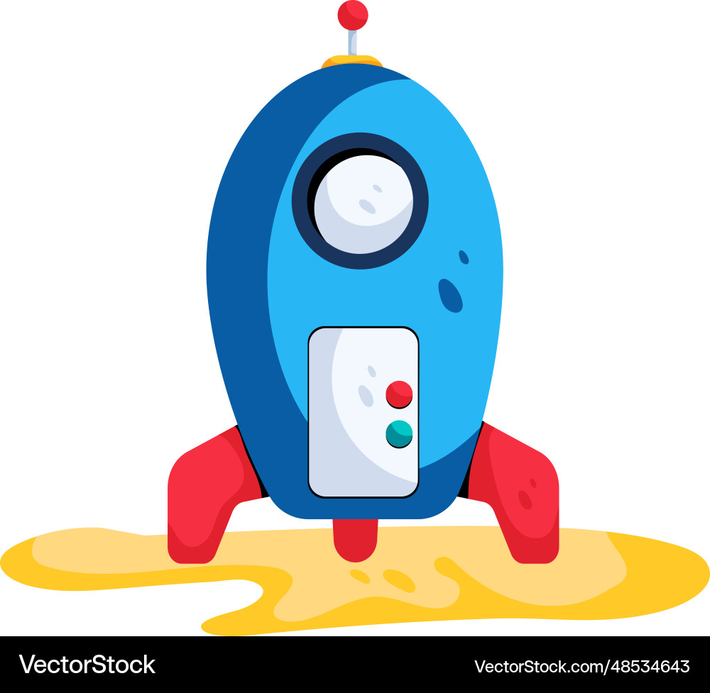 Spacecraft Royalty Free Vector Image - VectorStock