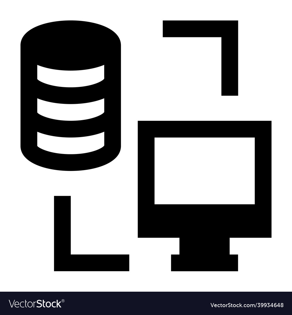 Computer server Royalty Free Vector Image - VectorStock