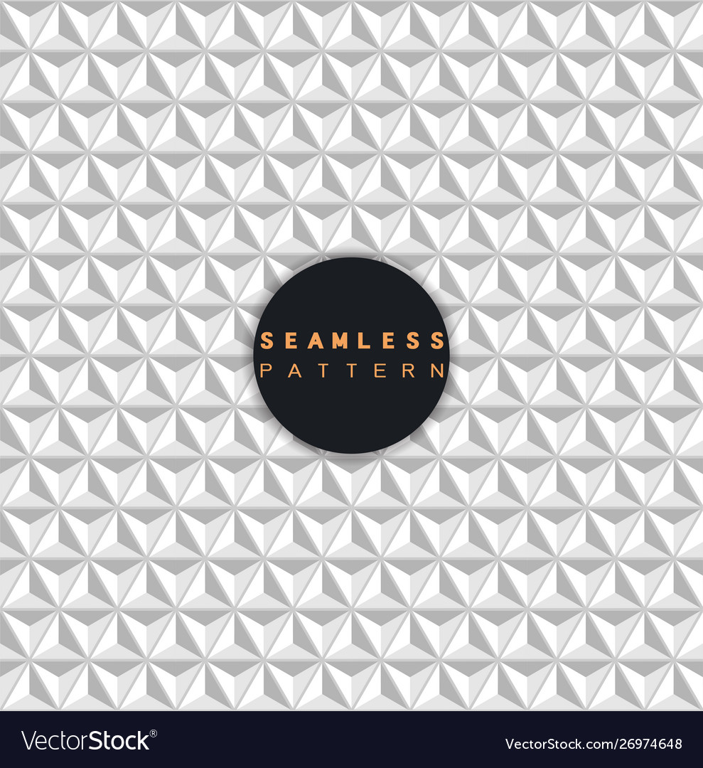 Decorative white seamless pattern repeating Vector Image