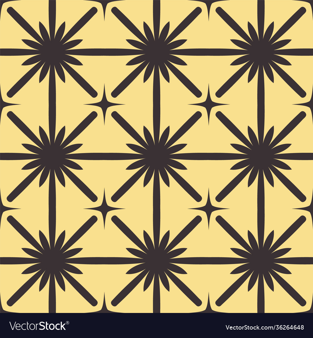 Geometric seamless pattern square based tile Vector Image