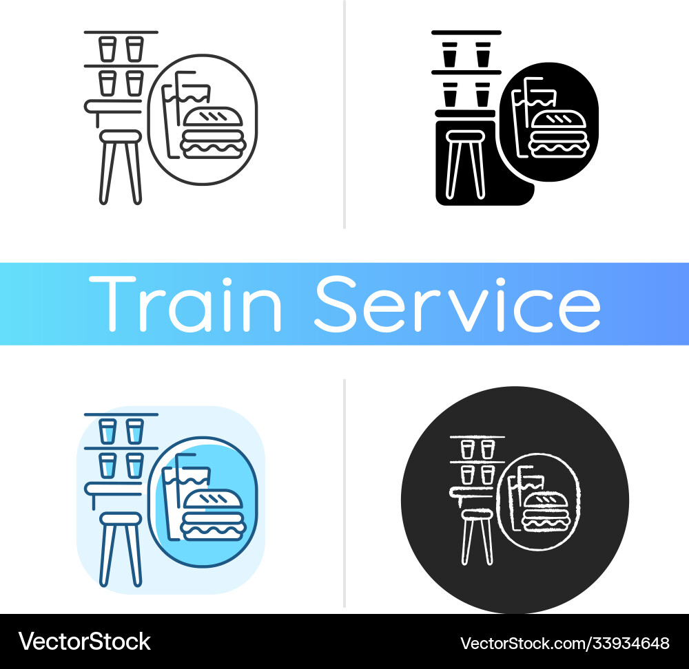 Snack bar icon Royalty Free Vector Image - VectorStock