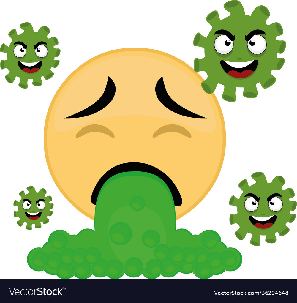 Vomit Royalty Free Vector Image - VectorStock
